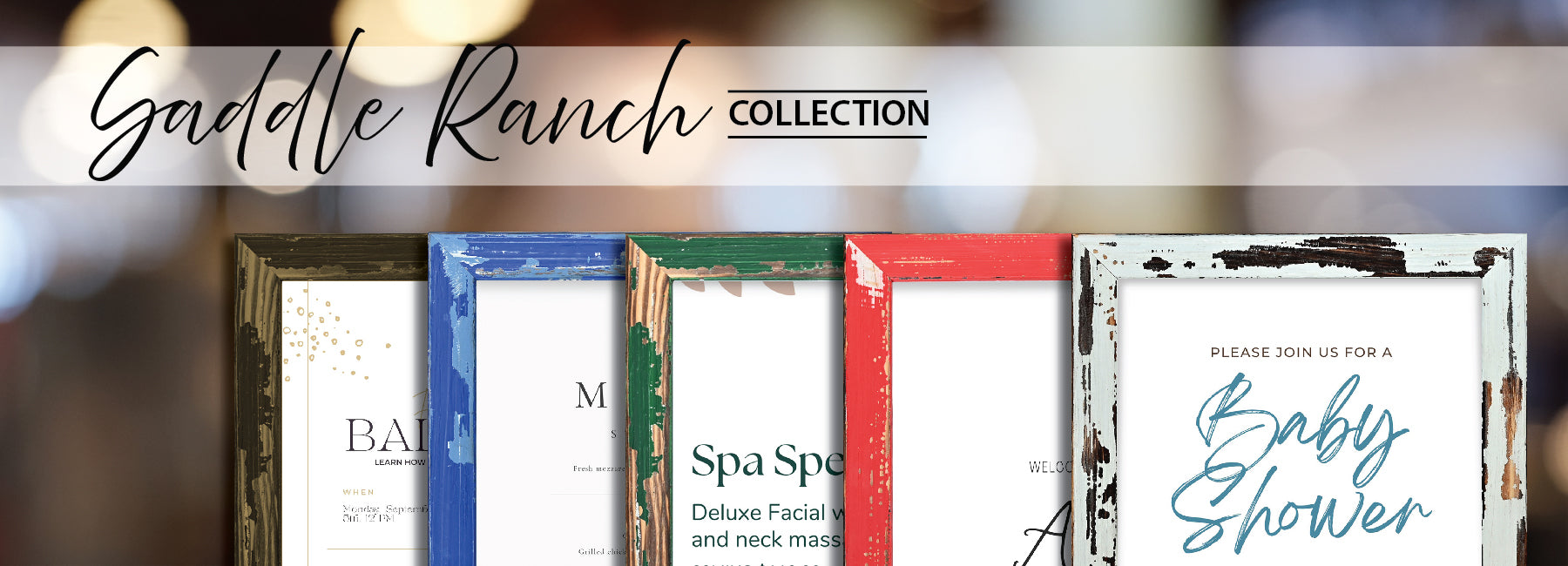 Saddle Ranch Collection - Hospitality Frames