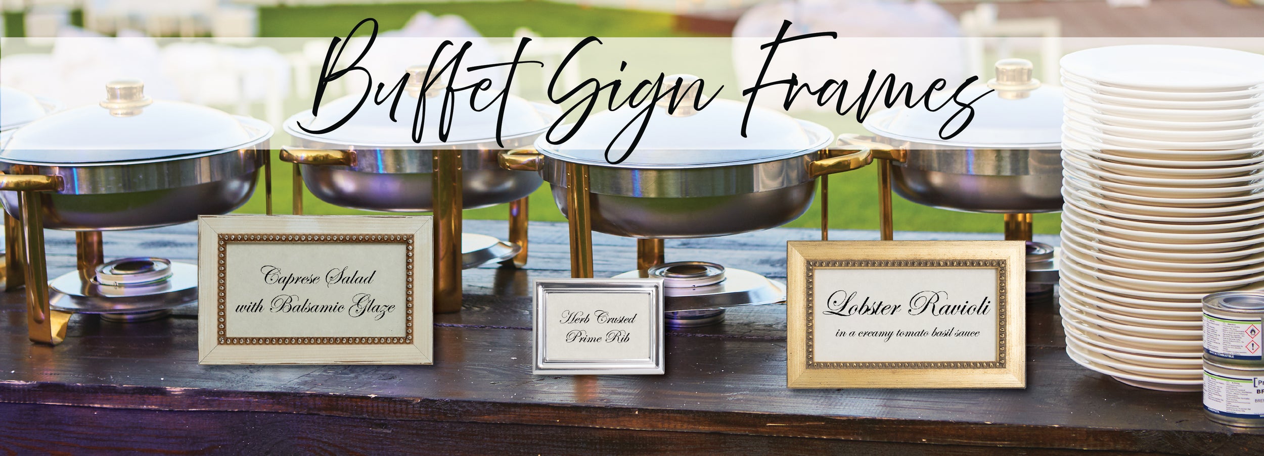 Hospitality Frames | Table Number Frames | Directional Sign Frames