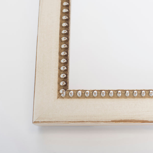 Versailles Beaded Wooden Buffet Sign Frame - Cream - Hospitality Frames